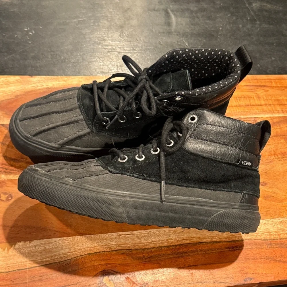 Vans | Shoes | Vans 3m Weatherproof Scotch Guard Protector Black ...